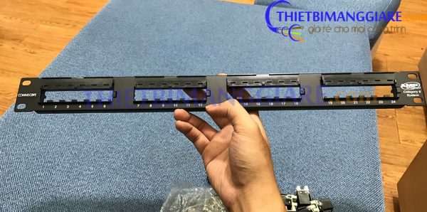 Patch Panel Commscope Cat6 24 port chính hãng, giá rẻ tại Hà Nội