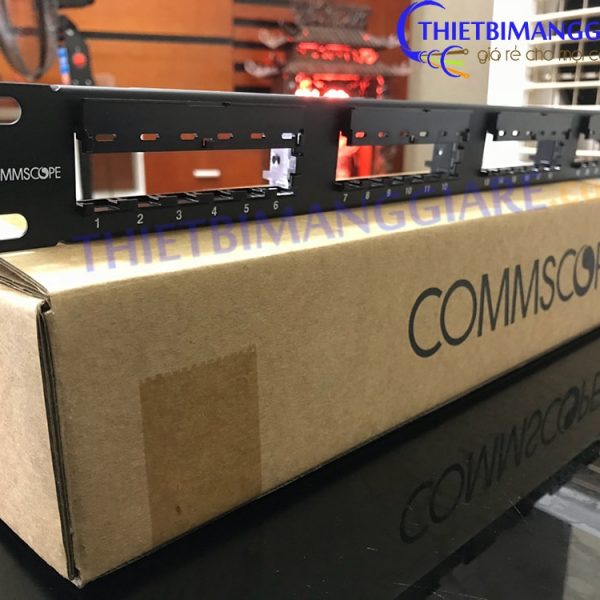 Patch Panel Commscope Cat6 24 port chính hãng, giá rẻ tại Hà Nội